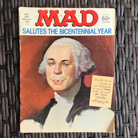 Mad Magazine | Other | Mad Magazine March 976 Vintage 181 Bicentennial ...